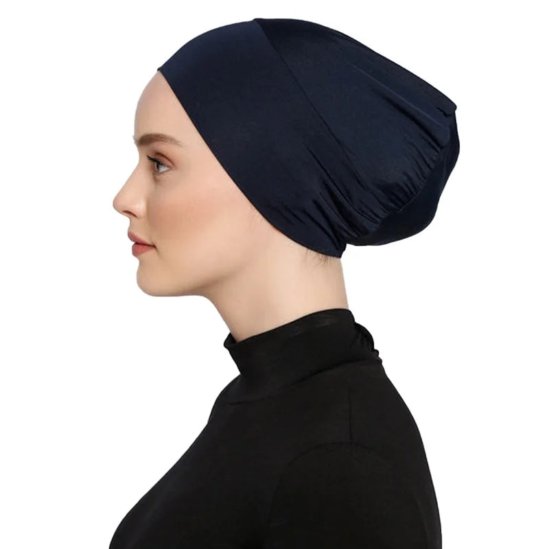 Black Sport Modal Hijab Undercap Abaya Hijabs For Woman Abayas Jersey
